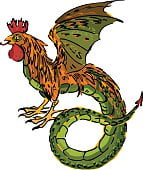 BASILISCO » Serpiente enorme que mata con la mirada según los Griegos