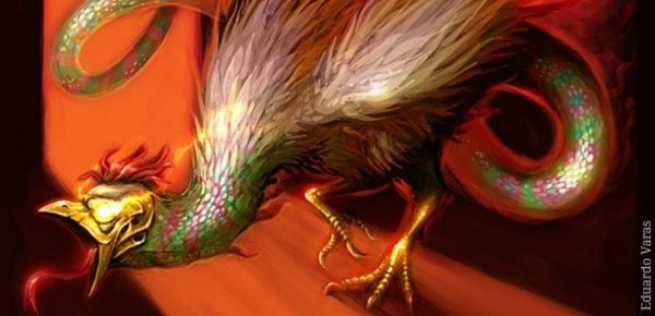 BASILISCO » Serpiente enorme que mata con la mirada según los Griegos