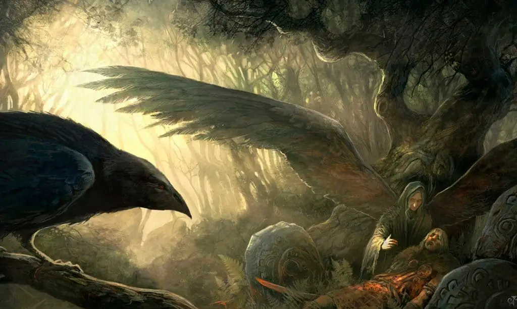 MORRIGAN » Diosa de la muerte y de la destrucción de los Celtas